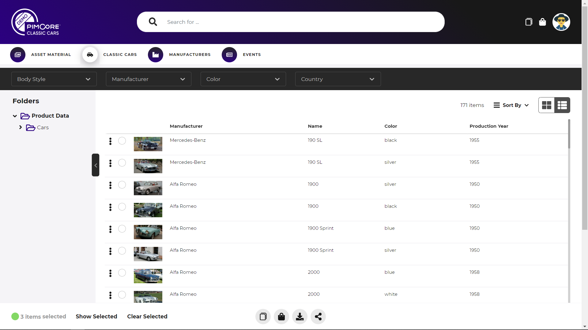 Data Object Grid | Pimcore Development Documentation